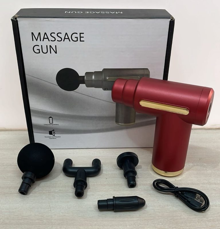 4-in-1 Portable Deep Tissue Massage Gun – Zippy Store